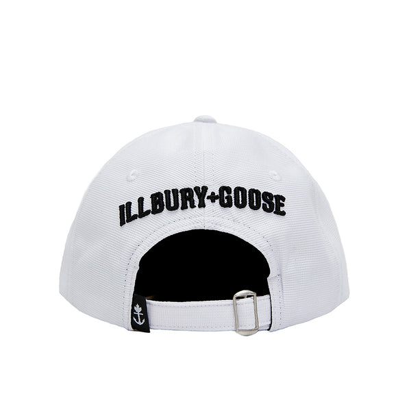 White Performance Classic Dad-Hat – Illbury + Goose